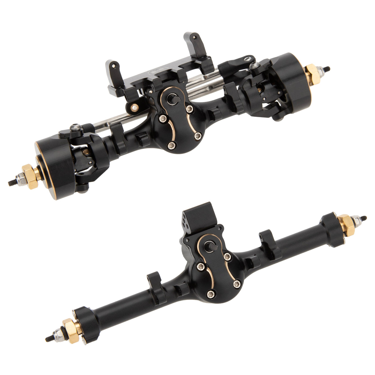 MEUS Racing SCX24 Metal V2 Isokinetic Front Rear Axles +5MM Isokinetic