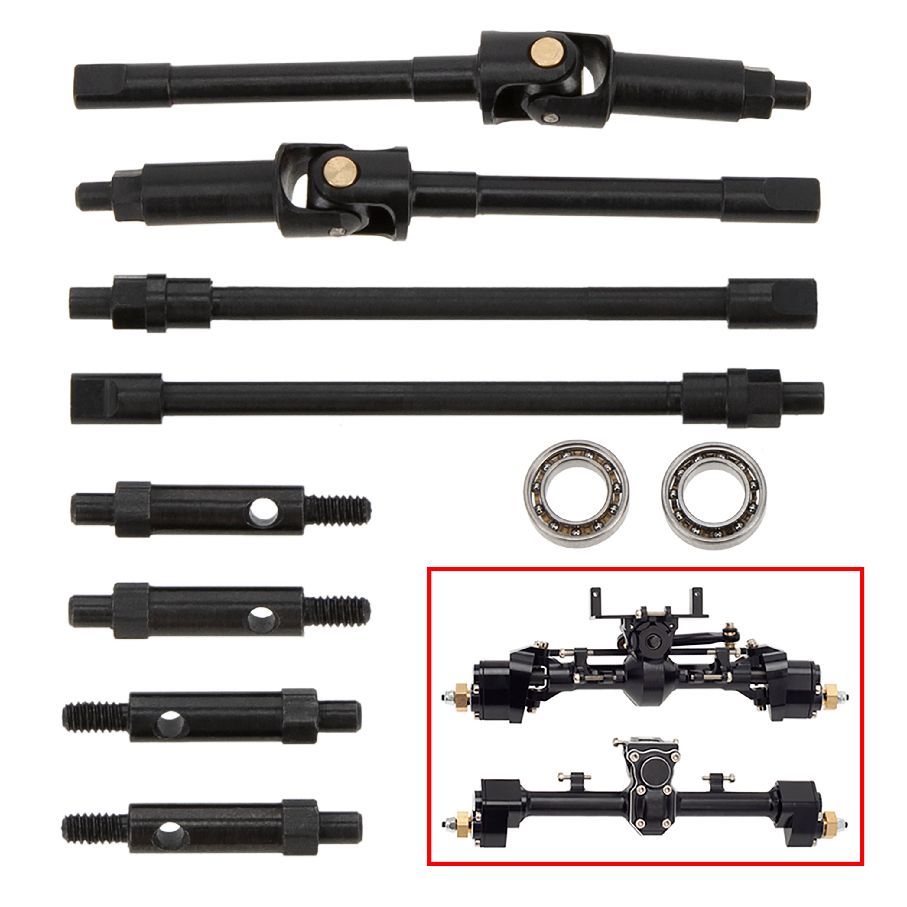 MEUS Racing Universal Joint Drive Shaft 46MM Cross Knot CVD Drive Kit