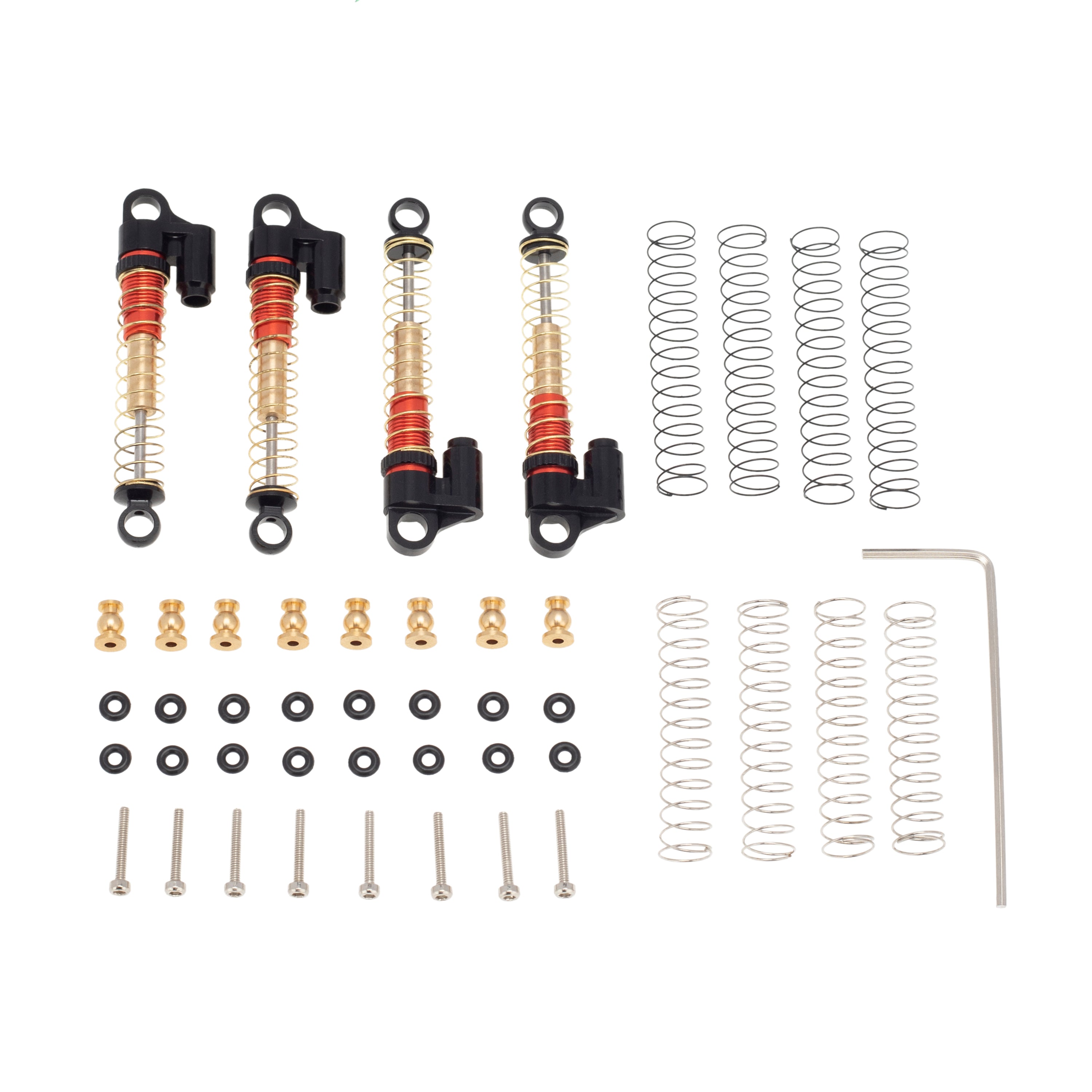 MEUS Racing SCX24 Shocks 43mm-48mm Adjustable Damper for Axial SCX24 J