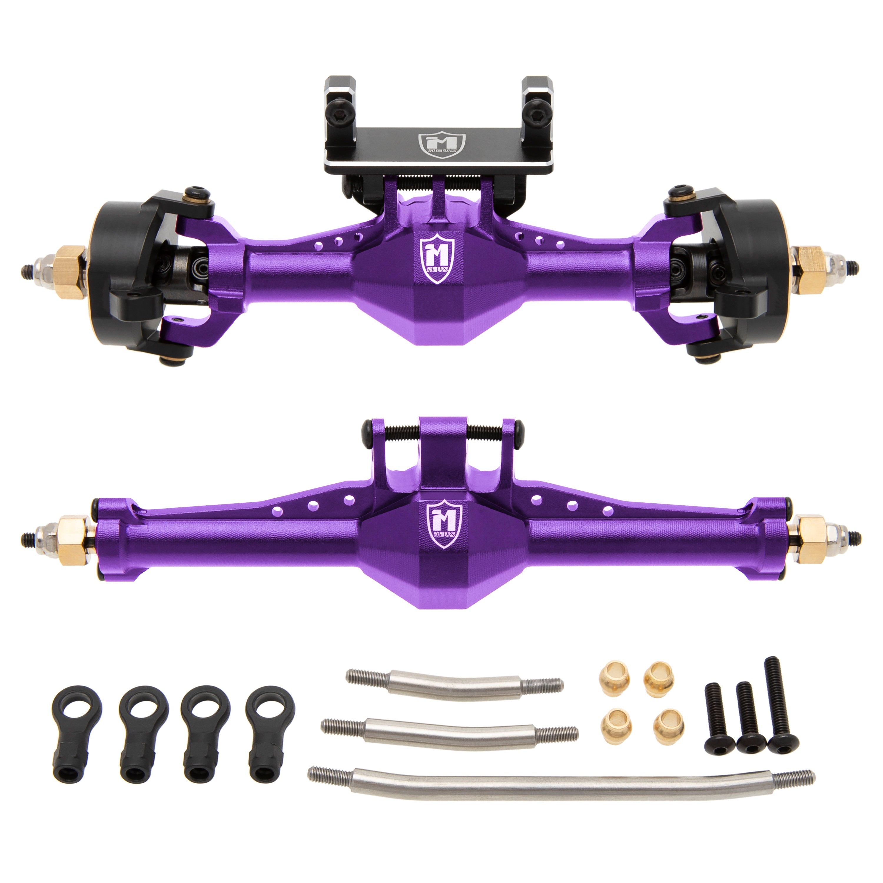 MEUS Racing TRX4M Metal Isokinetic Front and Rear Axles for 1/18 TRX4M