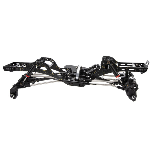 MEUS Racing RC LCG-GOLD RUSH V2 Carbon Fiber Chassis & SCX10 Nylon Por