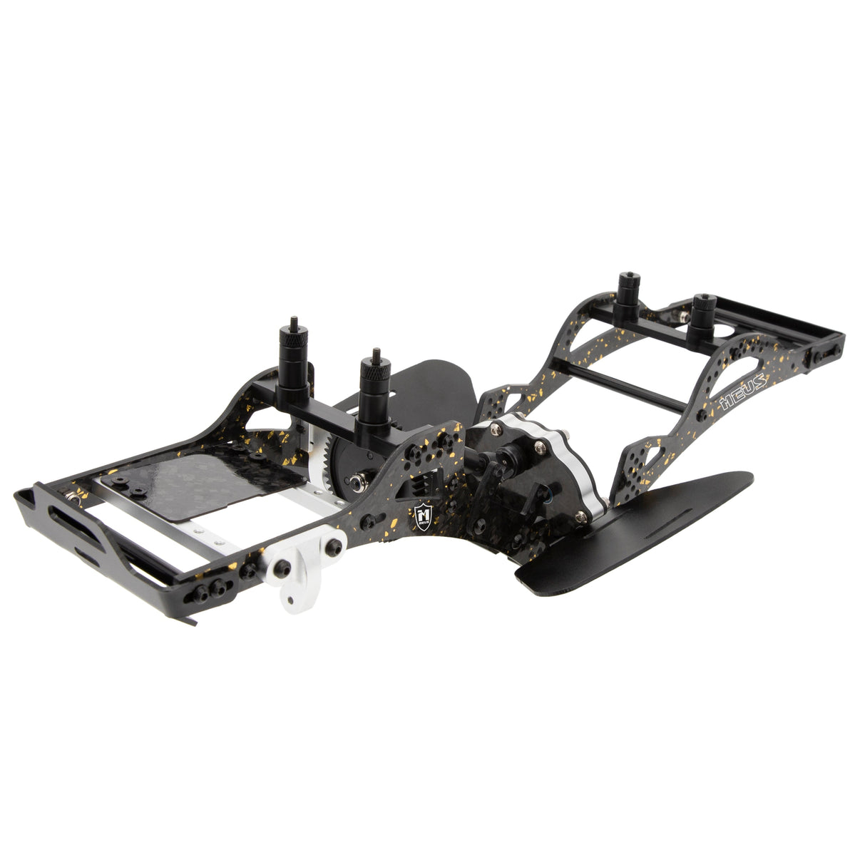 MEUS Racing RC LCG Carbon Fiber Chassis Frame DIY Kit Gearbox Kit OD21