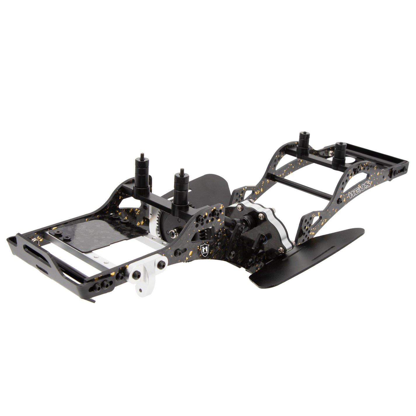 MEUS Racing RC LCG Carbon Fiber Chassis Frame DIY Kit Gearbox Kit OD21
