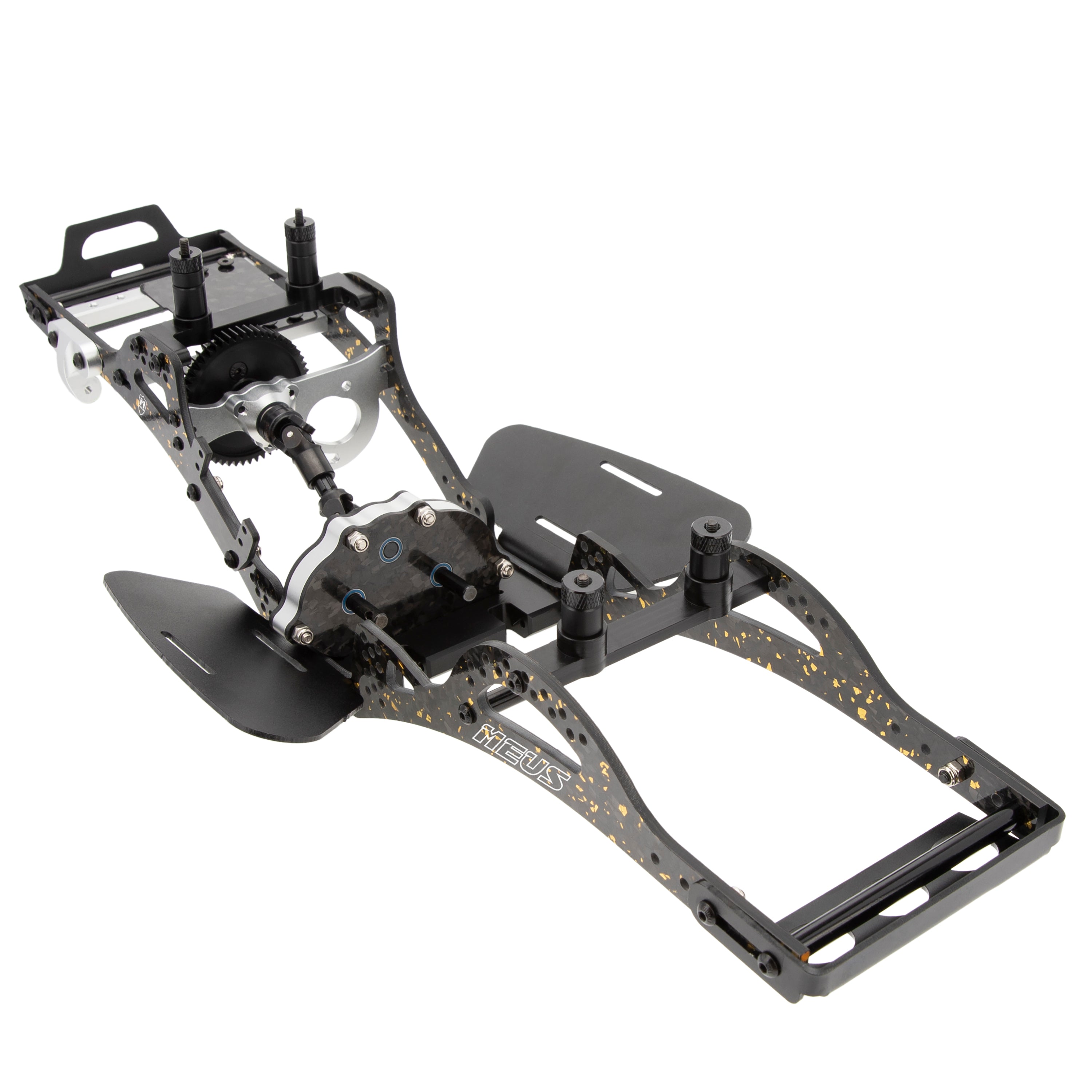 MEUS Racing RC LCG Carbon Fiber Chassis Frame DIY Kit Gearbox Kit OD21