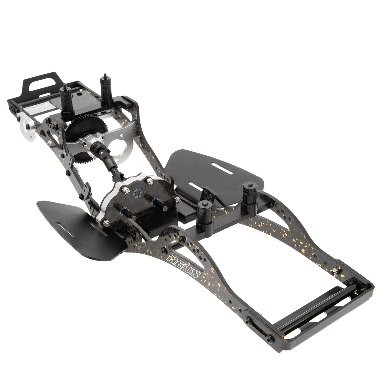 MEUS Racing RC LCG Carbon Fiber Chassis Frame DIY Kit Gearbox Kit OD21