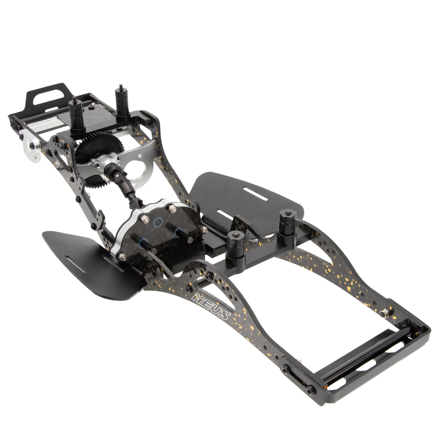 MEUS Racing RC LCG Carbon Fiber Chassis Frame DIY Kit Gearbox Kit OD21
