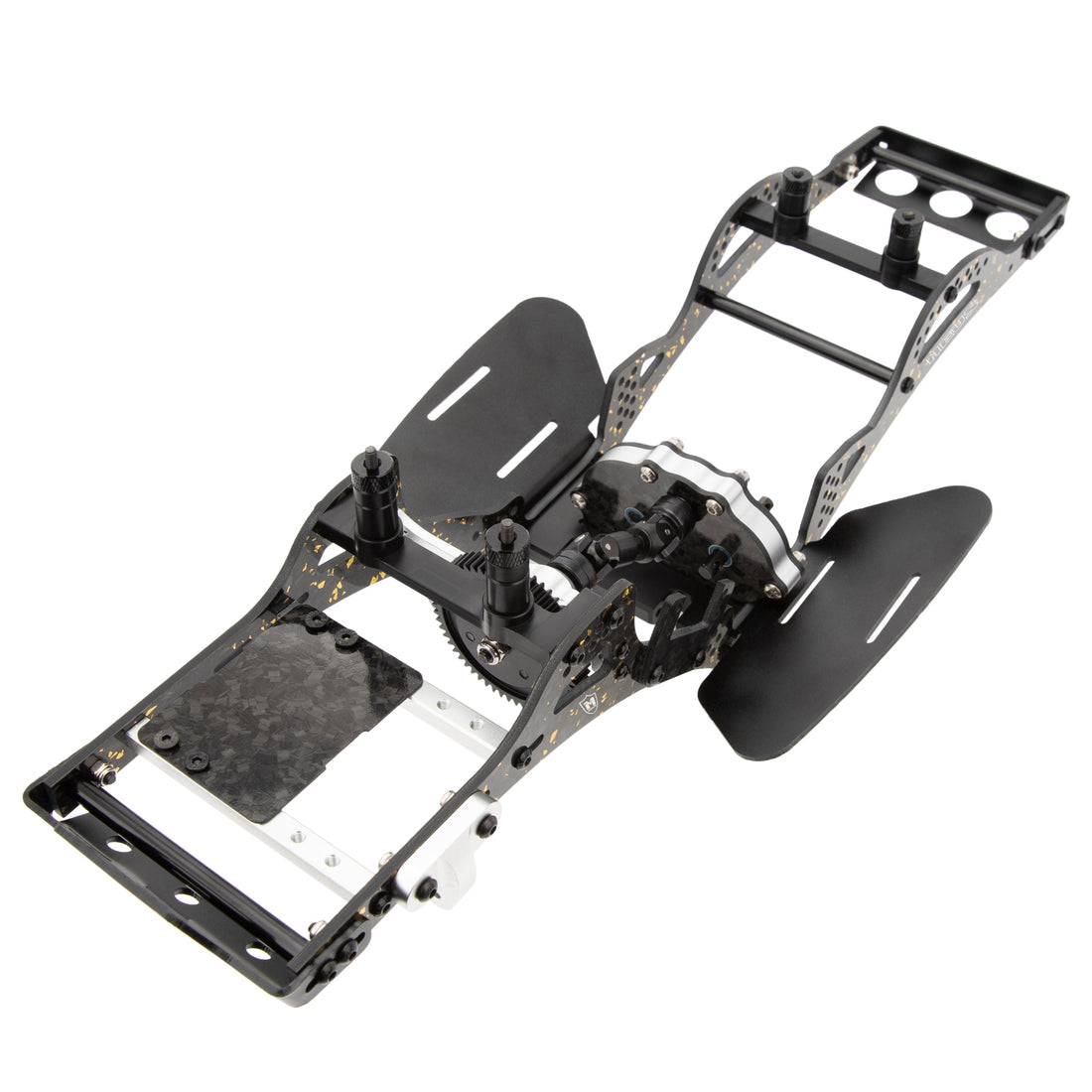 MEUS Racing RC LCG Carbon Fiber Chassis Frame DIY Kit Gearbox Kit OD21