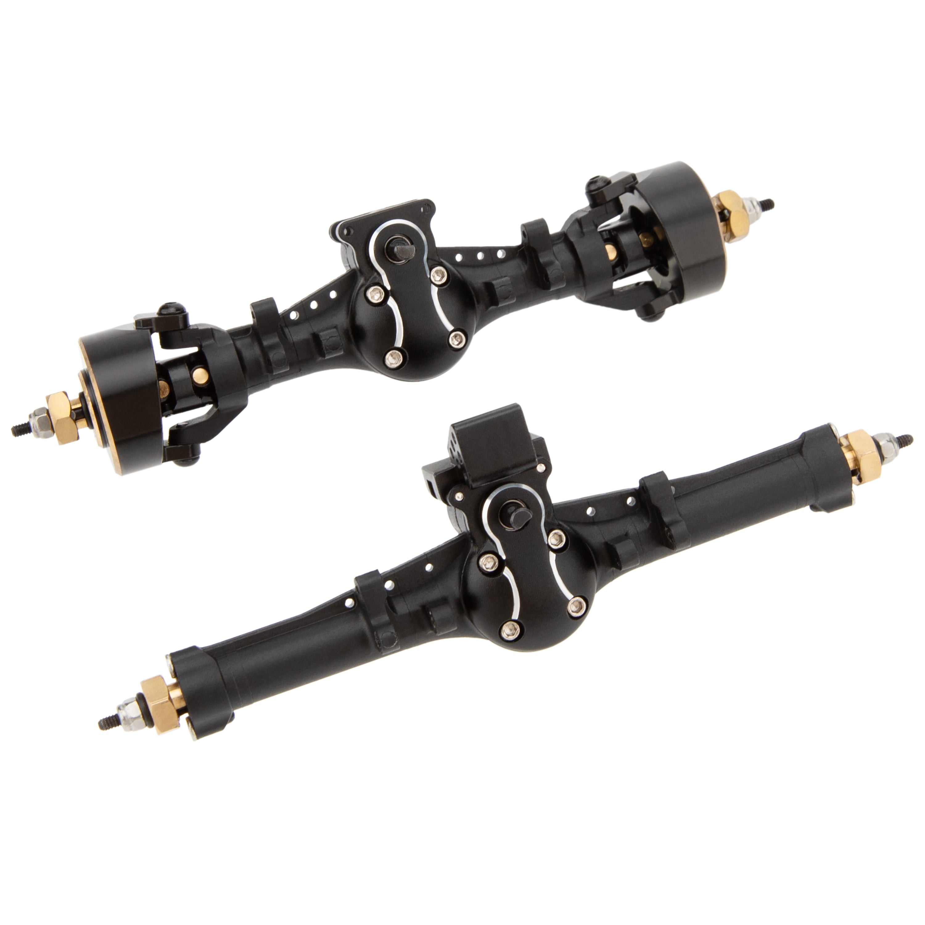 MEUS Racing SCX24 Nylon V2 Isokinetic Front Rear Axles 3-Section CVD W